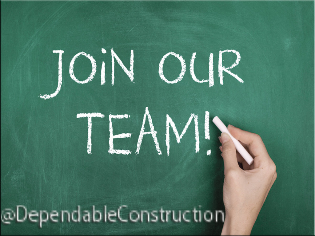 Join Our Team | Dependable Construction & Remodeling | Fairborn OH